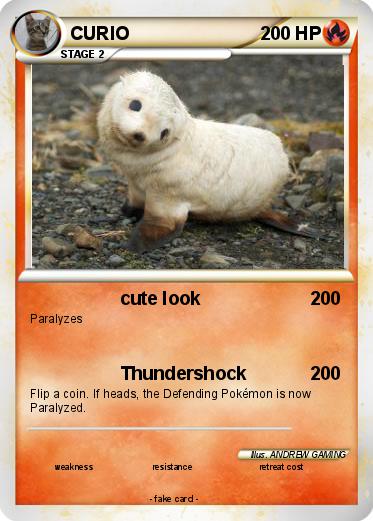 Pokémon CURIO 1 1 - cute look - My Pokemon Card