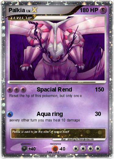 Pokémon Palkia 3335 3335 - Spacial Rend - My Pokemon Card