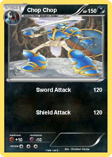 Pokémon Chop Chop 278 278 - Sword Attack - My Pokemon Card