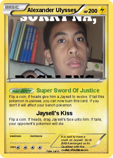 Pokémon Alexander Ulysses - Super Sword Of Justice - My Pokemon Card
