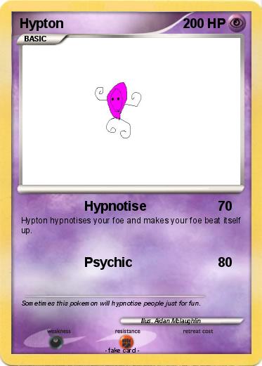 Pokémon Hypton - Hypnotise - My Pokemon Card