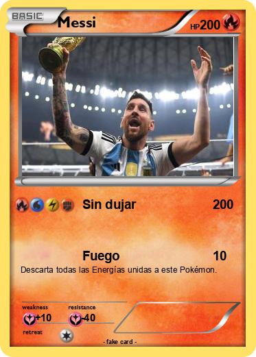 Pokémon Messi 2400 2400 - Sin dujar - Mi carta pokémon