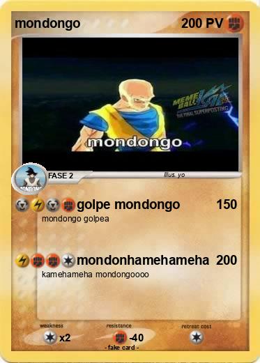 Pokémon mondongo 19 19 - golpe mondongo - Mi carta pokémon