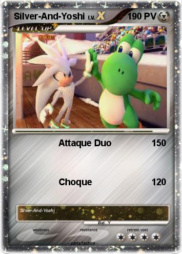 Pokémon Silver And Yoshi 1 1 - Attaque Duo - Ma carte Pokémon