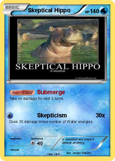 Pokémon Skeptical Hippo 1 1 - Submerge - My Pokemon Card