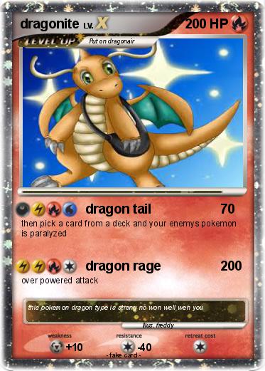 Pokémon dragonite 549 549 - dragon tail - My Pokemon Card