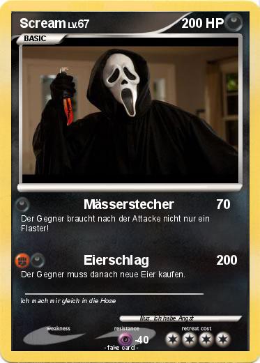 Pokémon Scream 331 331 - Mässerstecher - My Pokemon Card