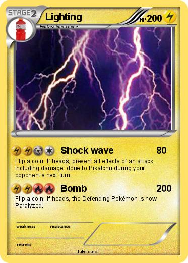 Pokémon Lighting 770 770 - Shock wave - My Pokemon Card
