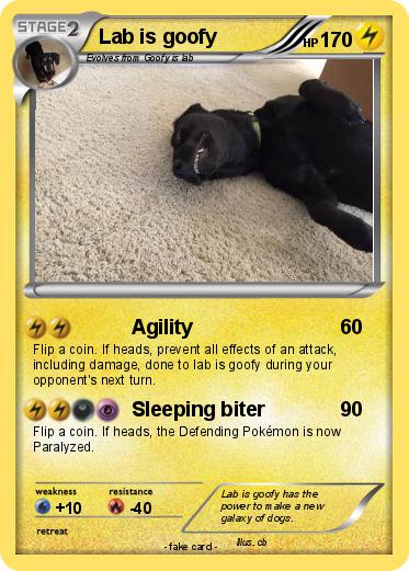 Pokémon Lab is goofy - Agility - My Pokemon Card