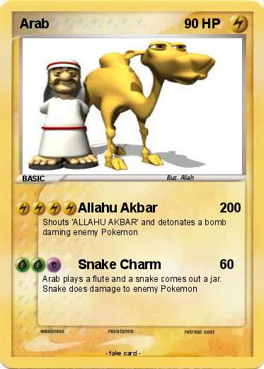Pokémon Arab 15 15 - Allahu Akbar - My Pokemon Card