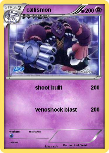 Pokémon callismon 1 1 - shoot bulit - My Pokemon Card