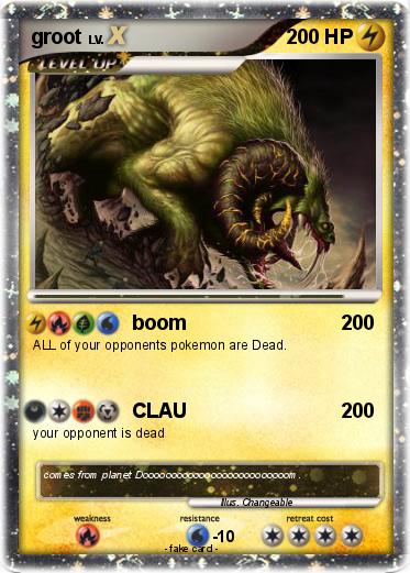 Pokémon groot 62 62 - boom - My Pokemon Card