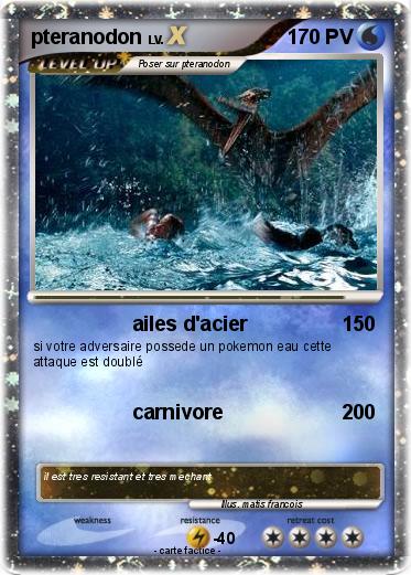 Pokémon pteranodon 17 17 - ailes d'acier - Ma carte Pokémon