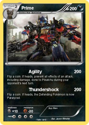 Pokémon Prime 211 211 - Agility - My Pokemon Card