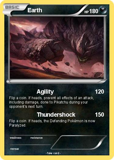 Pokémon Earth 623 623 - Agility - My Pokemon Card