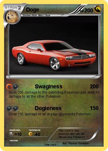 Pokémon Doge 379 379 - Swaginess - My Pokemon Card