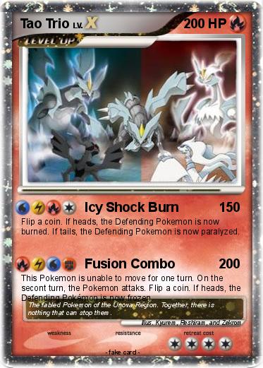 Pokémon Tao Trio 14 14 - Icy Shock Burn - My Pokemon Card