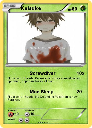 Pokémon Keisuke 1 1 - Screwdiver - My Pokemon Card