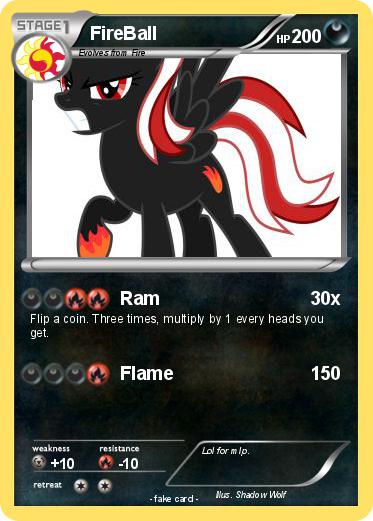 Pokémon FireBall 186 186 - Ram - My Pokemon Card