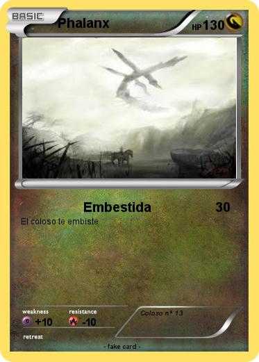 Pokémon Phalanx 4 4 - Embestida - Mi carta pokémon