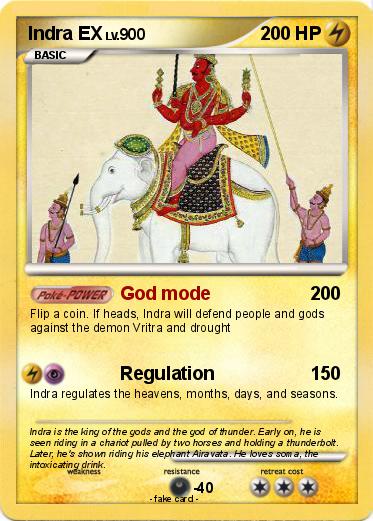 Pokémon Indra EX - God mode - My Pokemon Card
