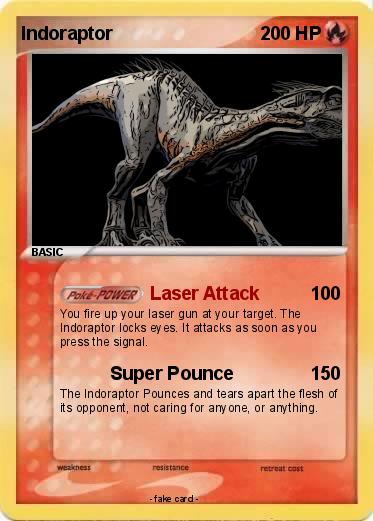 Pokémon Indoraptor 140 140 - Laser Attack - My Pokemon Card