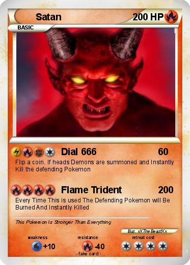 Pokémon Satan 305 305 - Dial 666 - My Pokemon Card