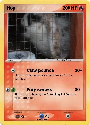Pokémon Hop 32 32 - Claw pounce - My Pokemon Card