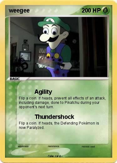 Pokémon weegee 1279 1279 - Agility - My Pokemon Card