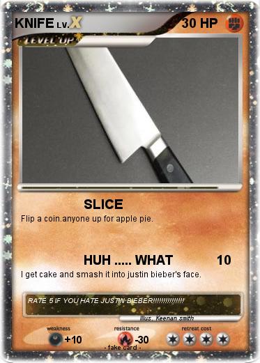 Pokémon KNIFE 195 195 - SLICE - My Pokemon Card
