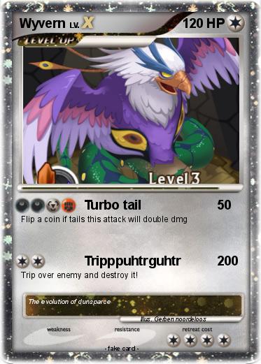 Pokémon Wyvern 25 25 - Turbo tail - My Pokemon Card