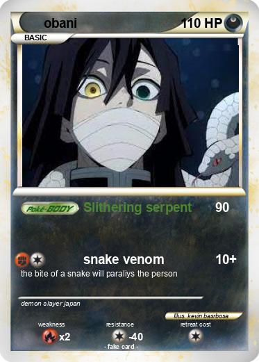 Pokémon obani - Slithering serpent - My Pokemon Card