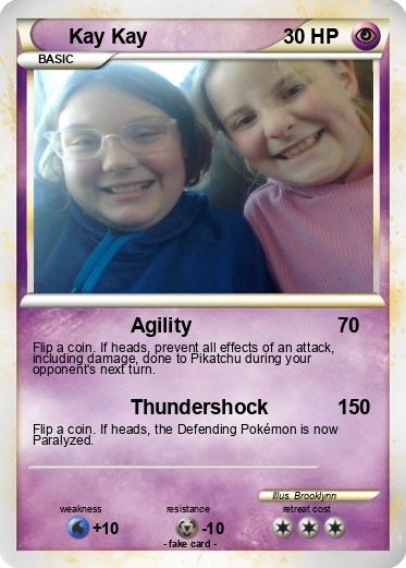 Pokémon Kay Kay 7 7 - Agility - My Pokemon Card