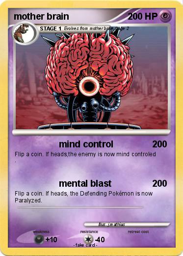 Pokémon mother brain 17 17 - mind control - My Pokemon Card
