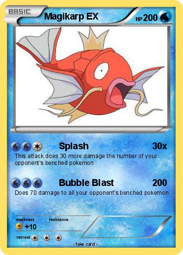 Pokémon Magikarp EX 86 86 - Splash - My Pokemon Card
