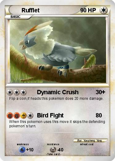 Pokémon Rufflet 21 21 - Dynamic Crush - My Pokemon Card