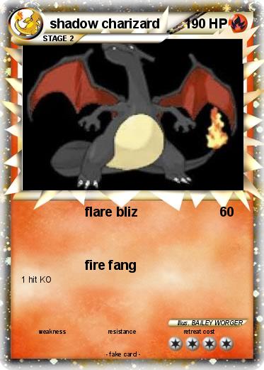 Pokémon shadow charizard 38 38 - flare bliz - My Pokemon Card