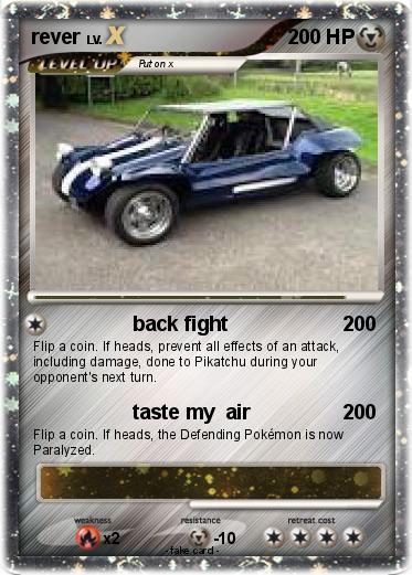 Pokémon rever 1 1 - back fight - My Pokemon Card