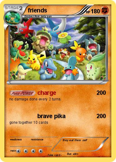 Pokémon friends 162 162 - charge - My Pokemon Card