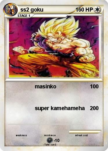 Pokémon ss2 goku 9 9 - masinko - My Pokemon Card