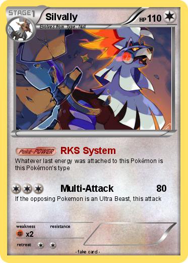Pokémon Silvally 4 4 - RKS System - My Pokemon Card
