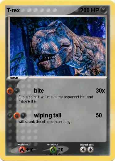 Pokémon T rex 1153 1153 - bite - My Pokemon Card