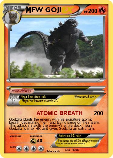 Pokémon FW GOJI - ATOMIC BREATH - My Pokemon Card