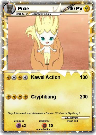 Pokémon Pixie 35 35 - Kawai Action - Ma carte Pokémon