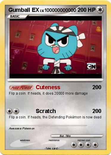 Pokémon Gumball EX 11 11 - Cuteness - My Pokemon Card