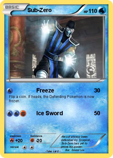 Pokémon Sub Zero 304 304 - Freeze - My Pokemon Card