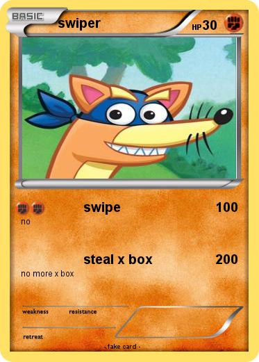 Pokémon swiper 46 46 - swipe - My Pokemon Card