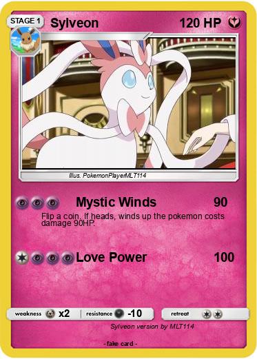 Pokémon Sylveon 824 824 - Mystic Winds - My Pokemon Card
