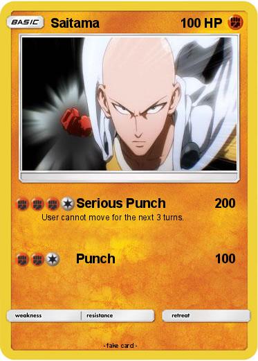 Pokémon Saitama 226 226 - Serious Punch - My Pokemon Card