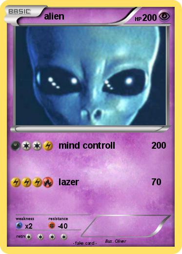 Pokémon alien 1179 1179 - mind controll - My Pokemon Card